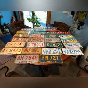 OHIO BMV | Art | License Plates Collectionmostly 96s1970s | Poshmark